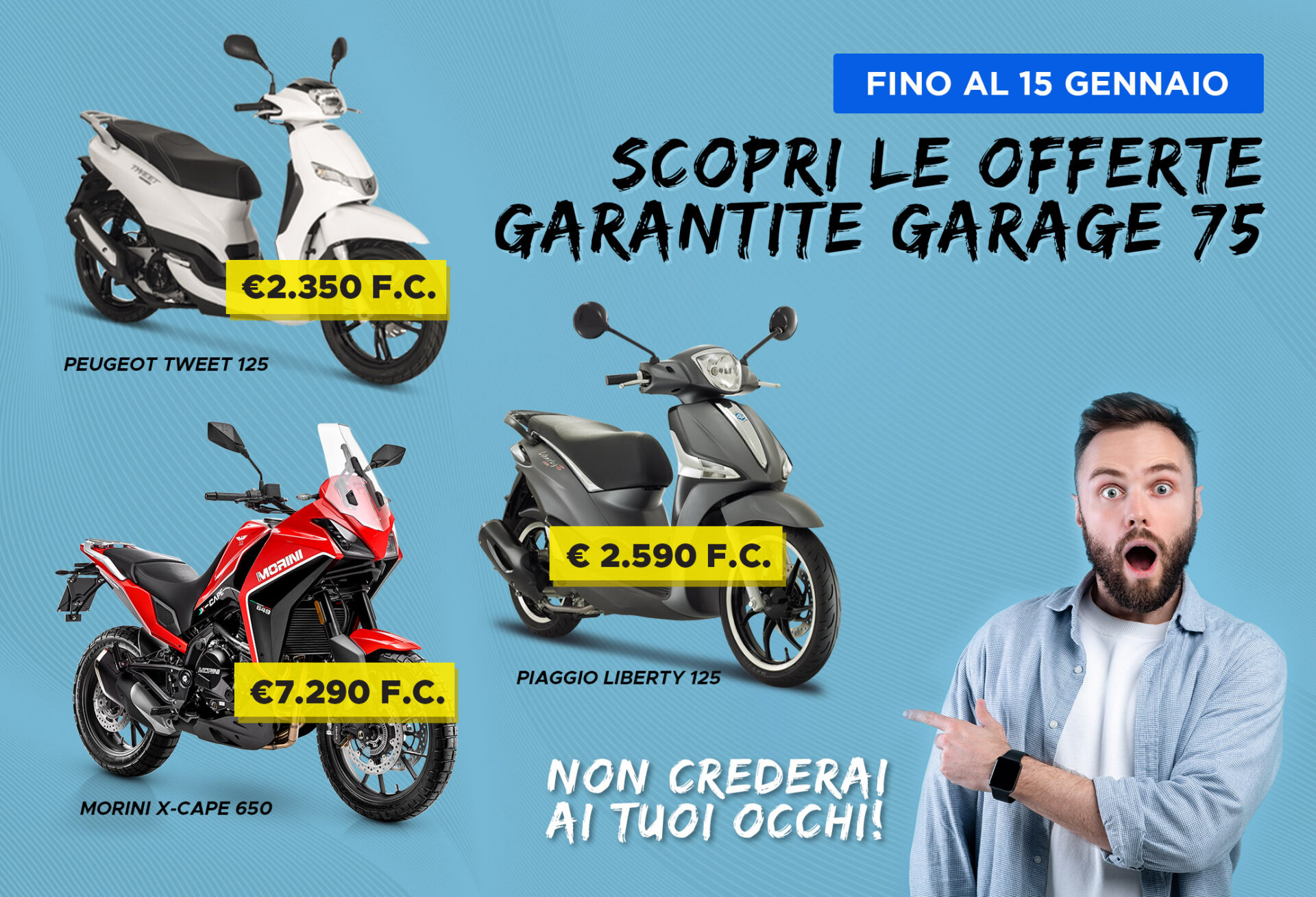 Garage 75 - Rivenditore moto scooter - nuovo e usato - Talenti ...